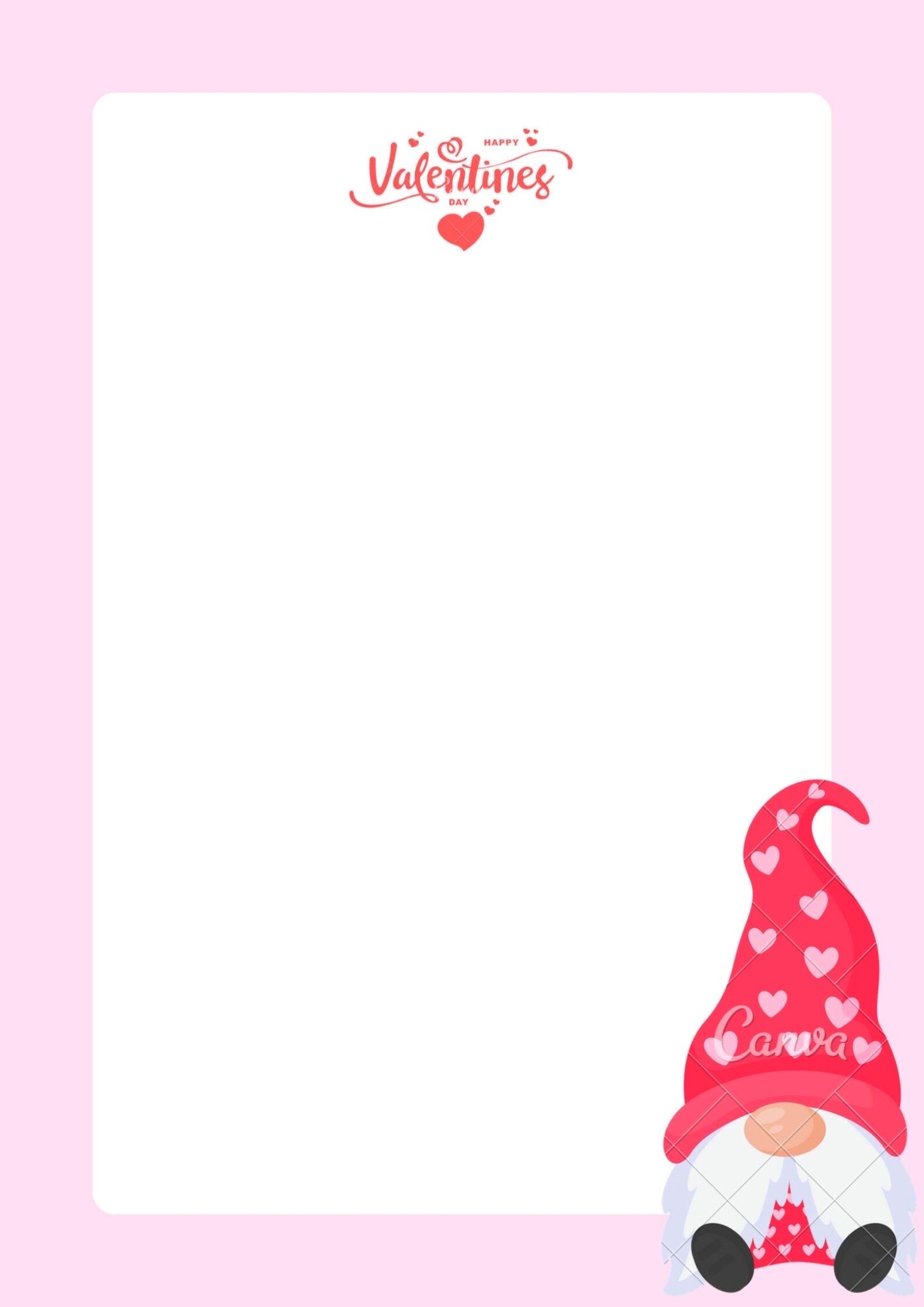 Red and White Valentines Borders - Etsy