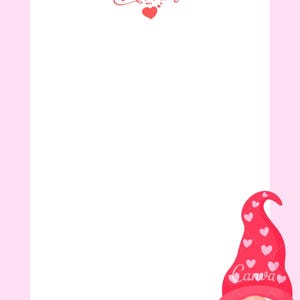 Red and White Valentines Borders - Etsy