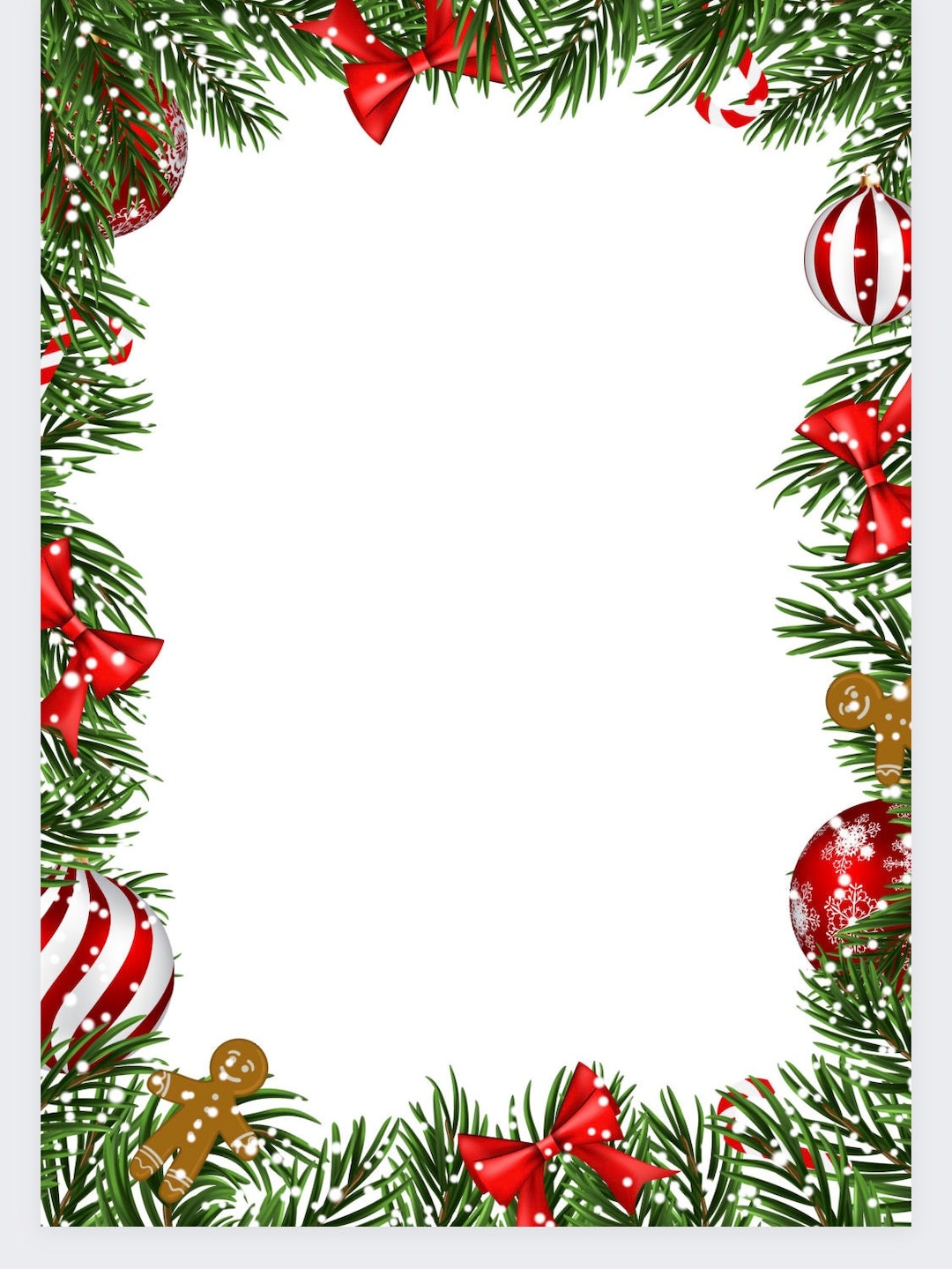 Christmas Border Pages - Etsy UK