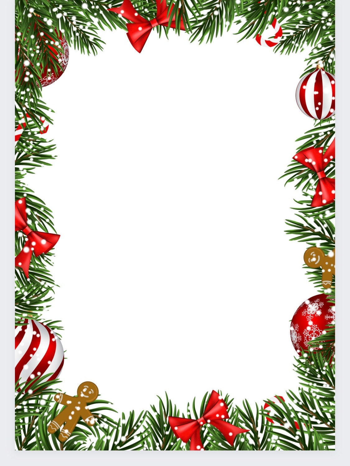 Christmas Border Pages - Etsy