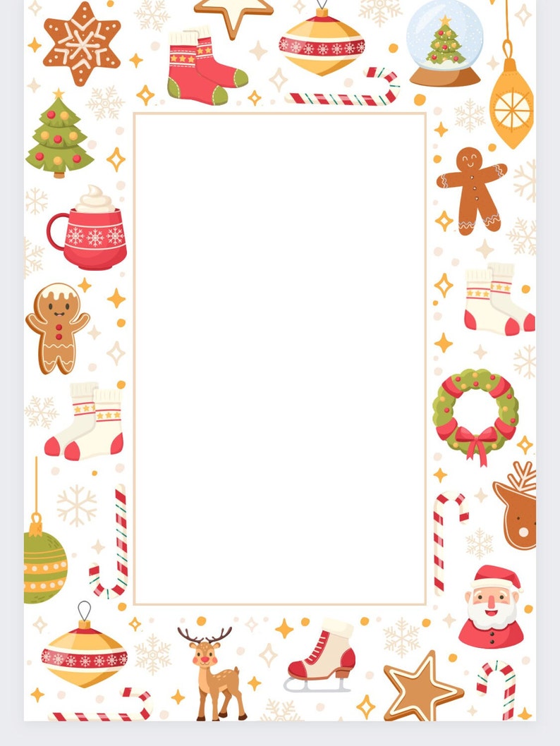 Christmas Border Pages - Etsy Australia