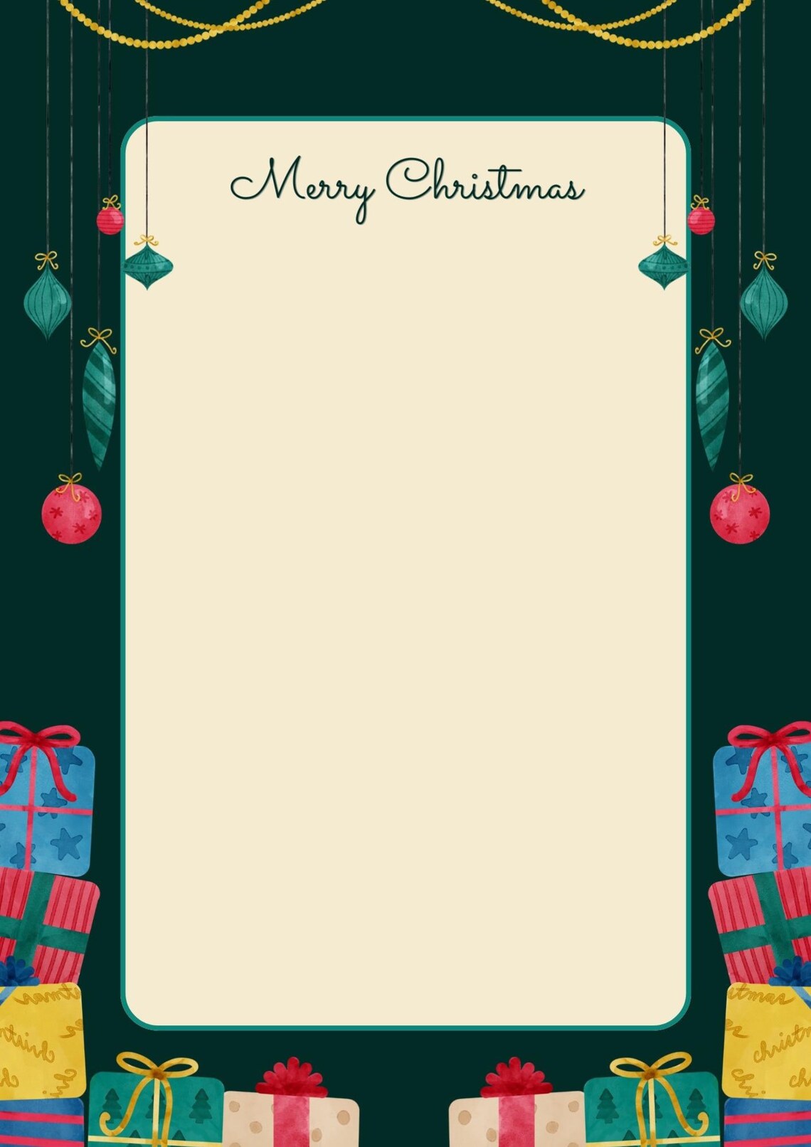 Red and Green Merry Christmas - Etsy Canada