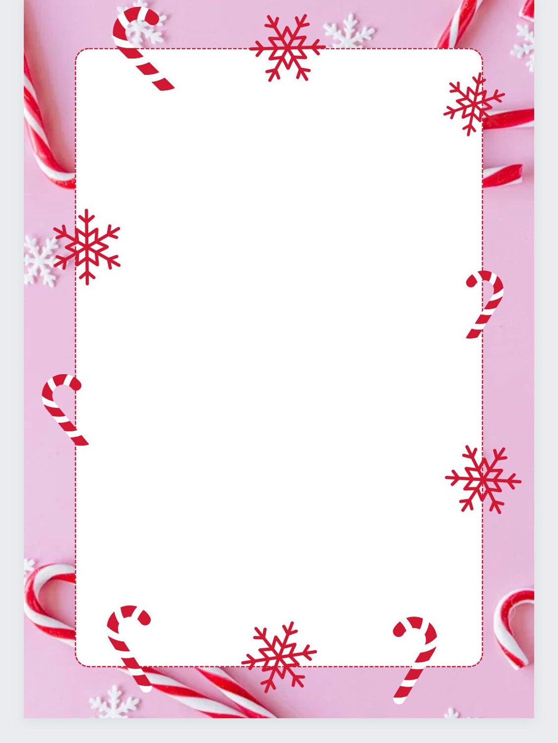 Christmas Border Pages Digital Download - Etsy Canada