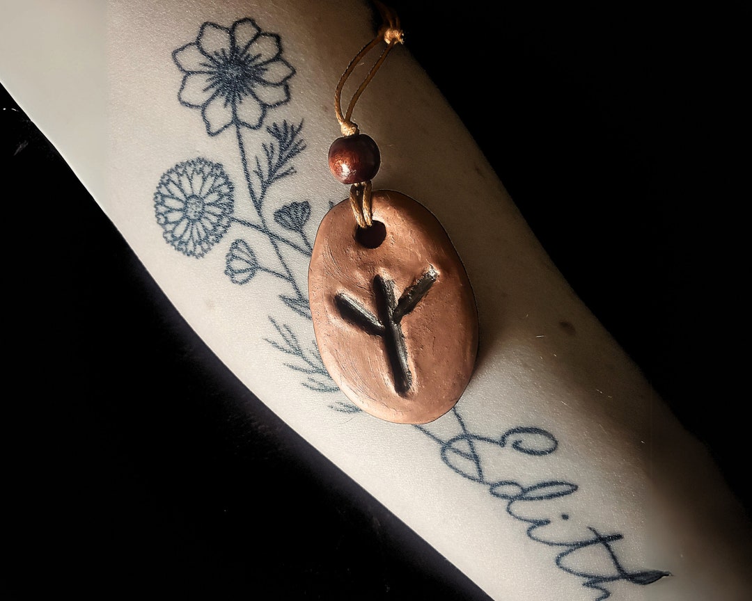 Protection Norse Rune Pendant Rune Necklace Norse Symbol Viking Gift ...