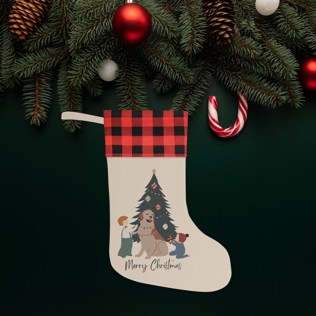 Christmas Stocking Monogrammed Stocking Surprise Festive - Etsy