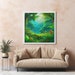 Digital Print Nature Forest Wall Art Print Greenery Landscape Home ...