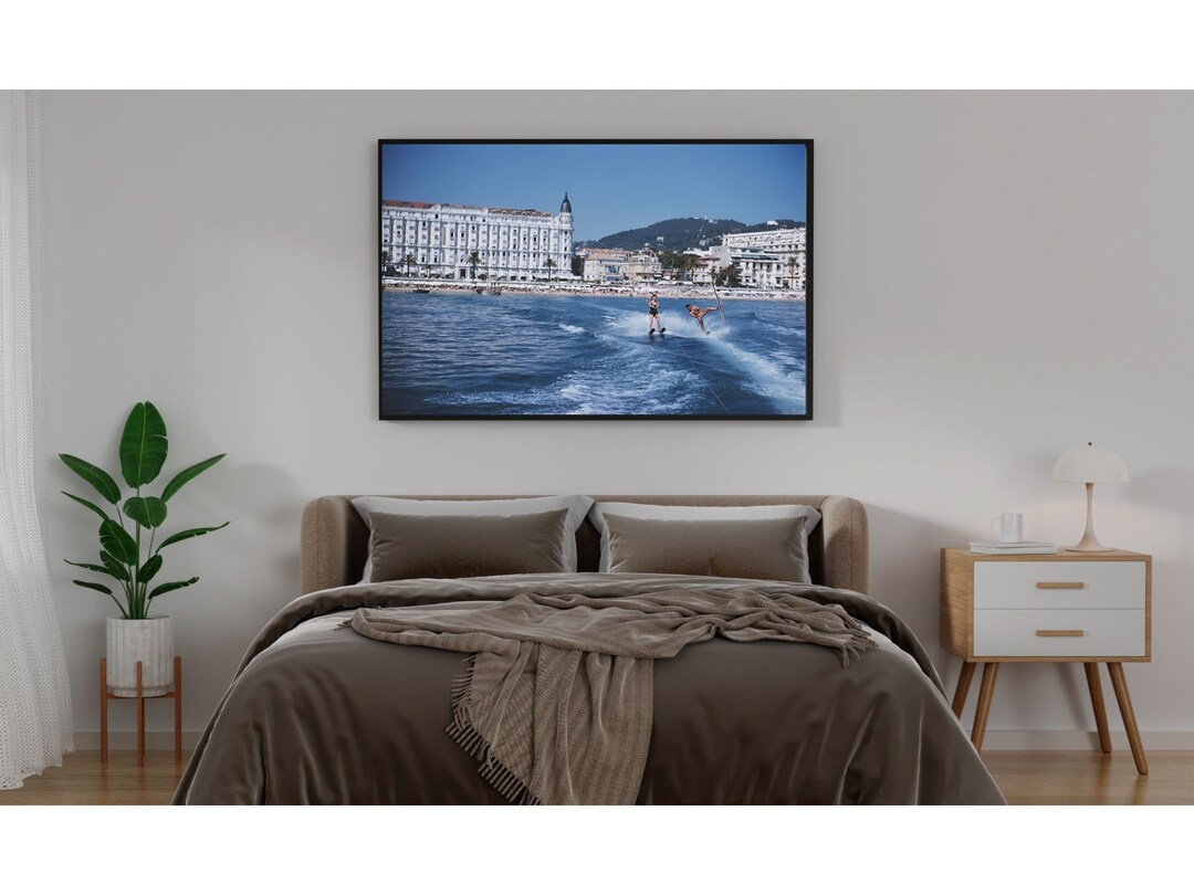 Cannes Watersports Slim Aarons Poster, Vintage Photography Print, High ...