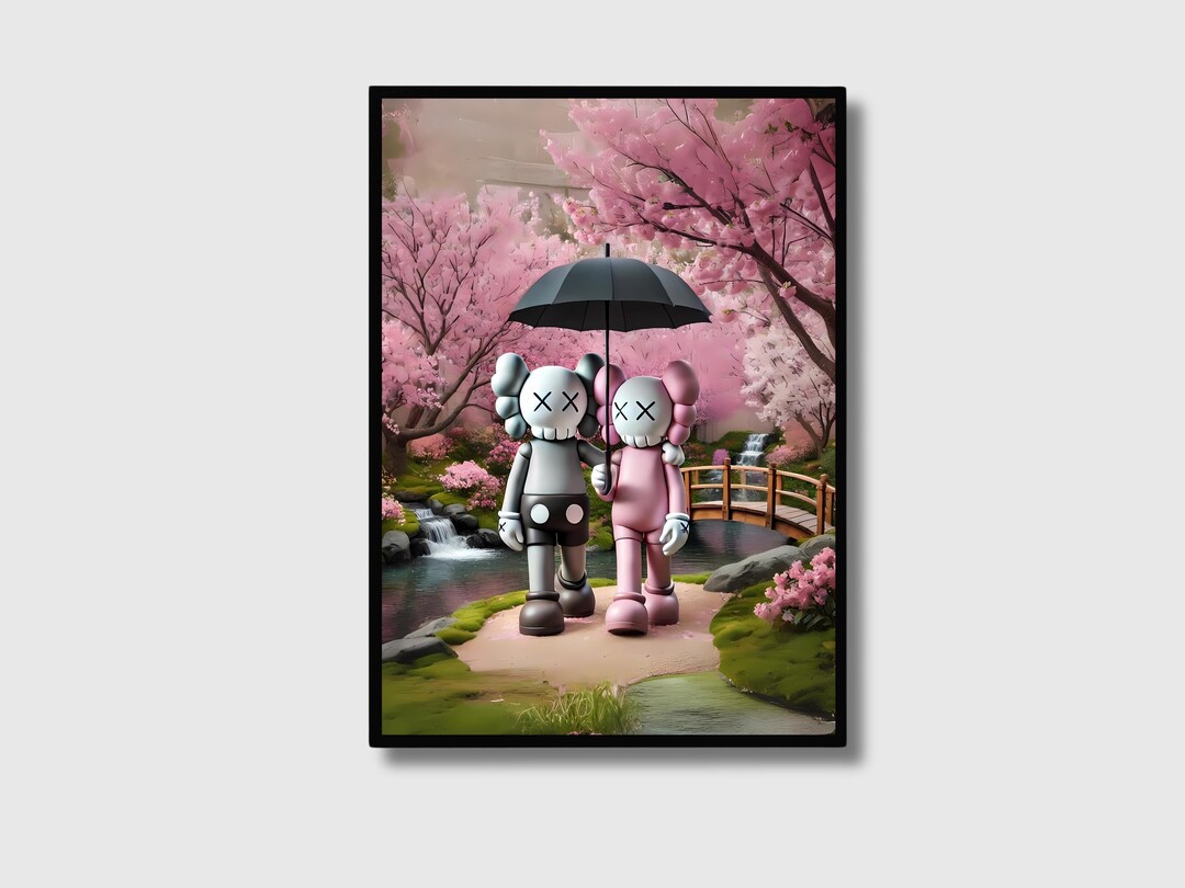 Kaws Hypebeast Love Poster, Printable Kaws Graffiti Print, Hypebeast ...