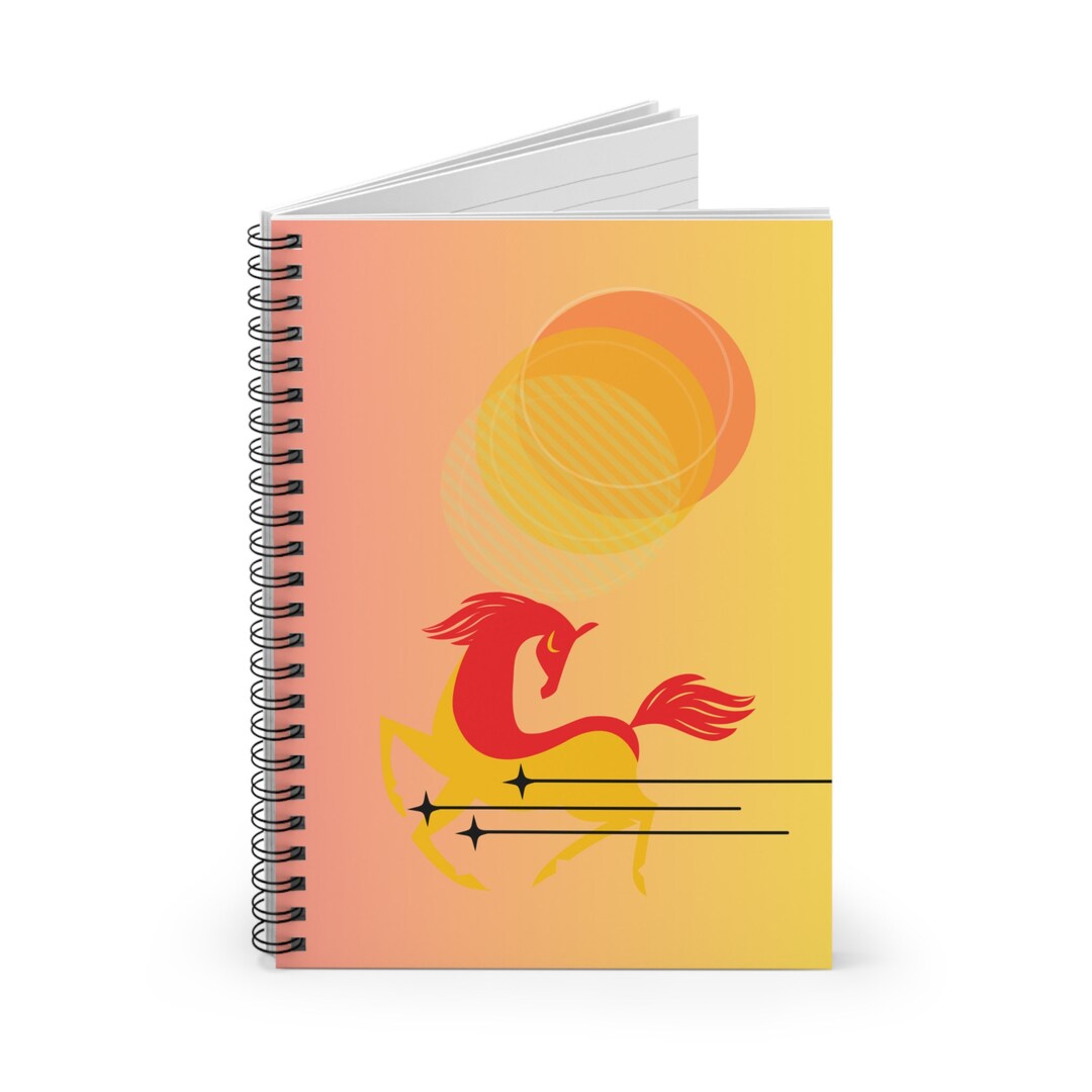 Spiral Vibrant Color Writing Scripting Journal Multicolor - Etsy