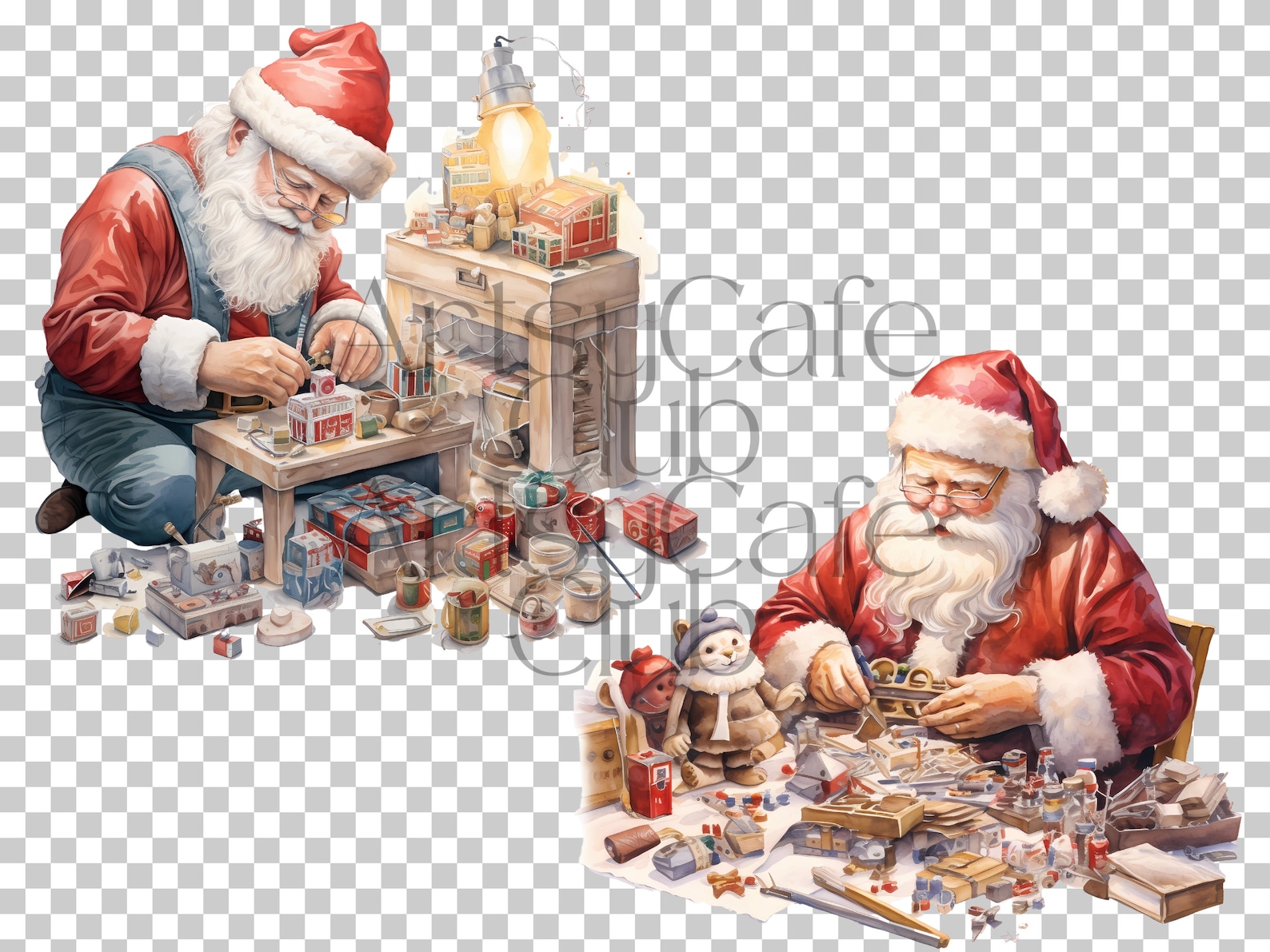10 Santa's Workshop PNG Clipart, Transparent Background, Christmas ...