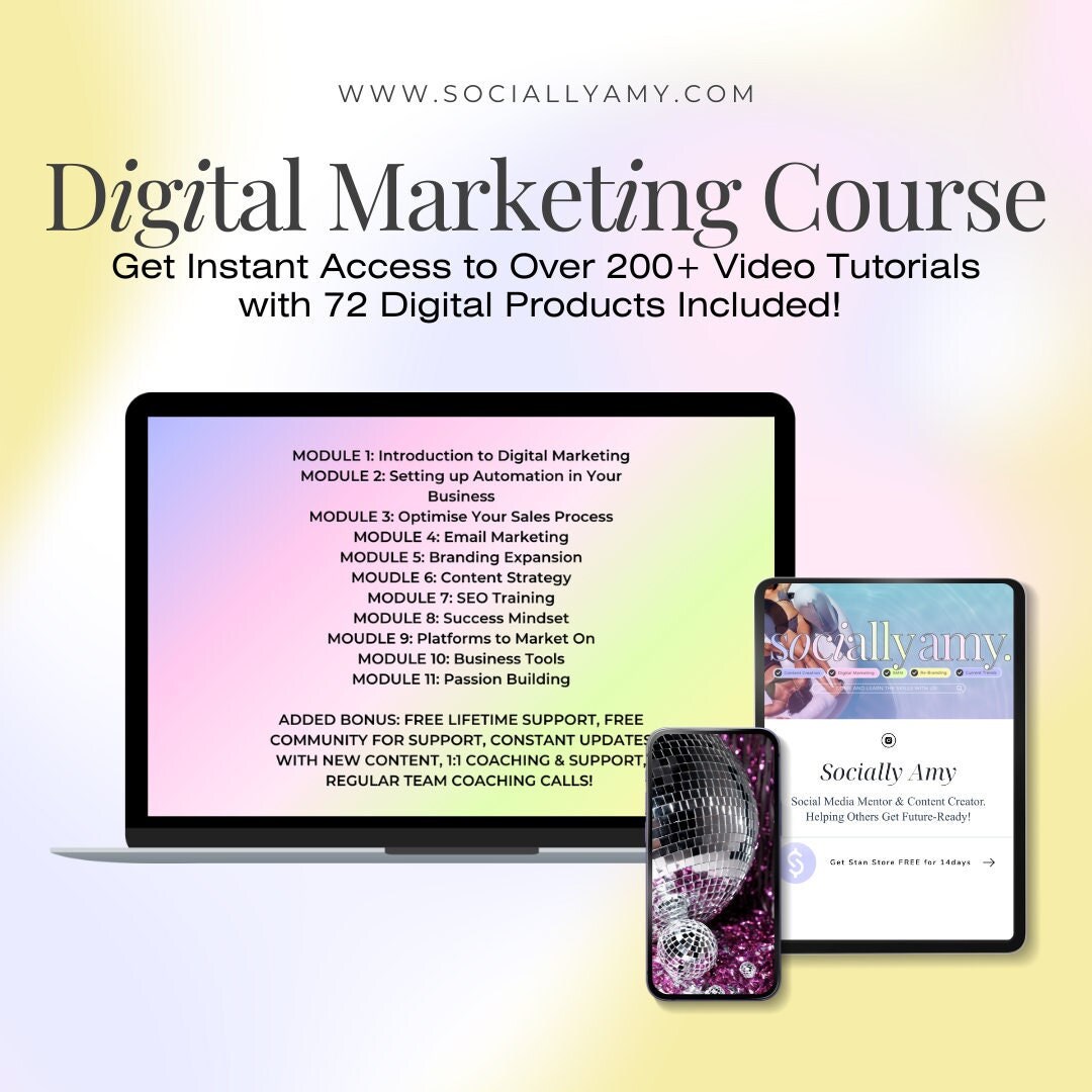 Learn and Earn Profits Online Digital Product Digital Marketing Master ...