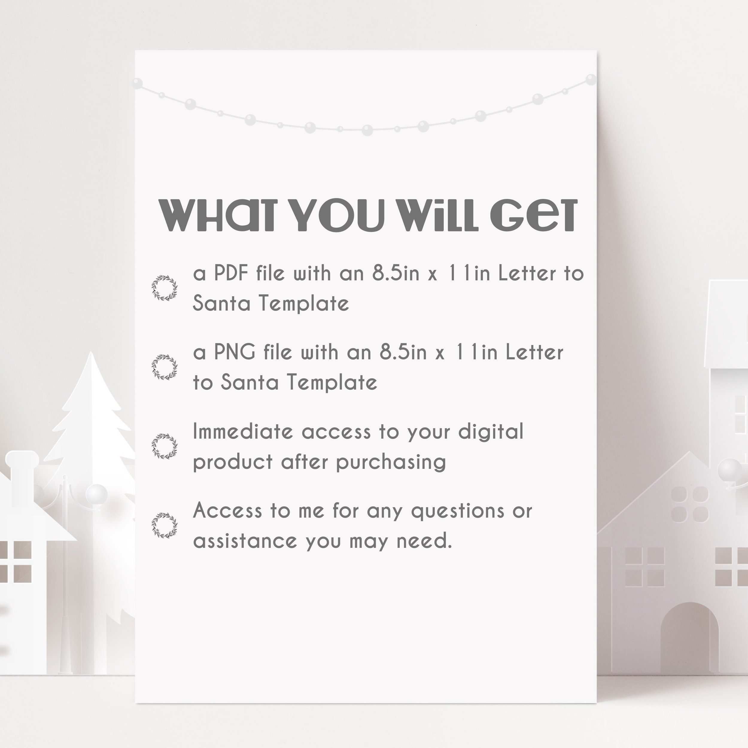 Letter to Santa Santa Letter Printable Christmas Paper - Etsy