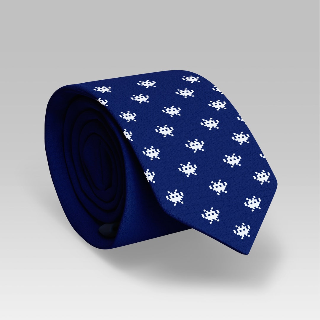 Retro Game Themed Neck Tie Fun and Unique Accessory Perfect - Etsy