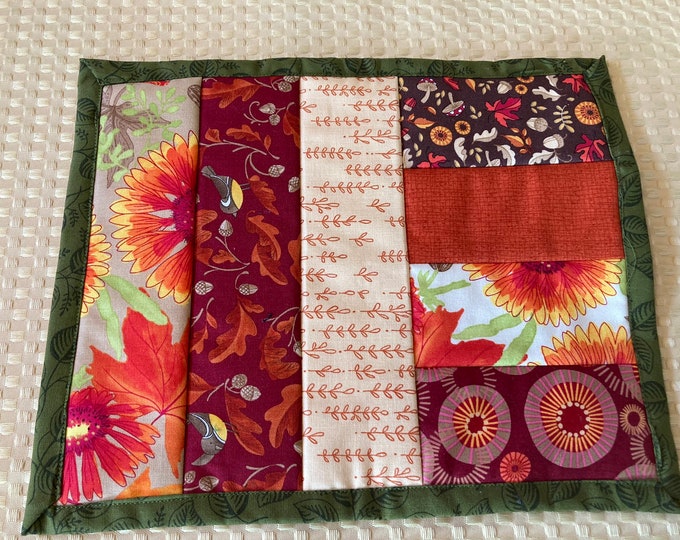 Candle Mat Quilted Small Table Topper - Etsy