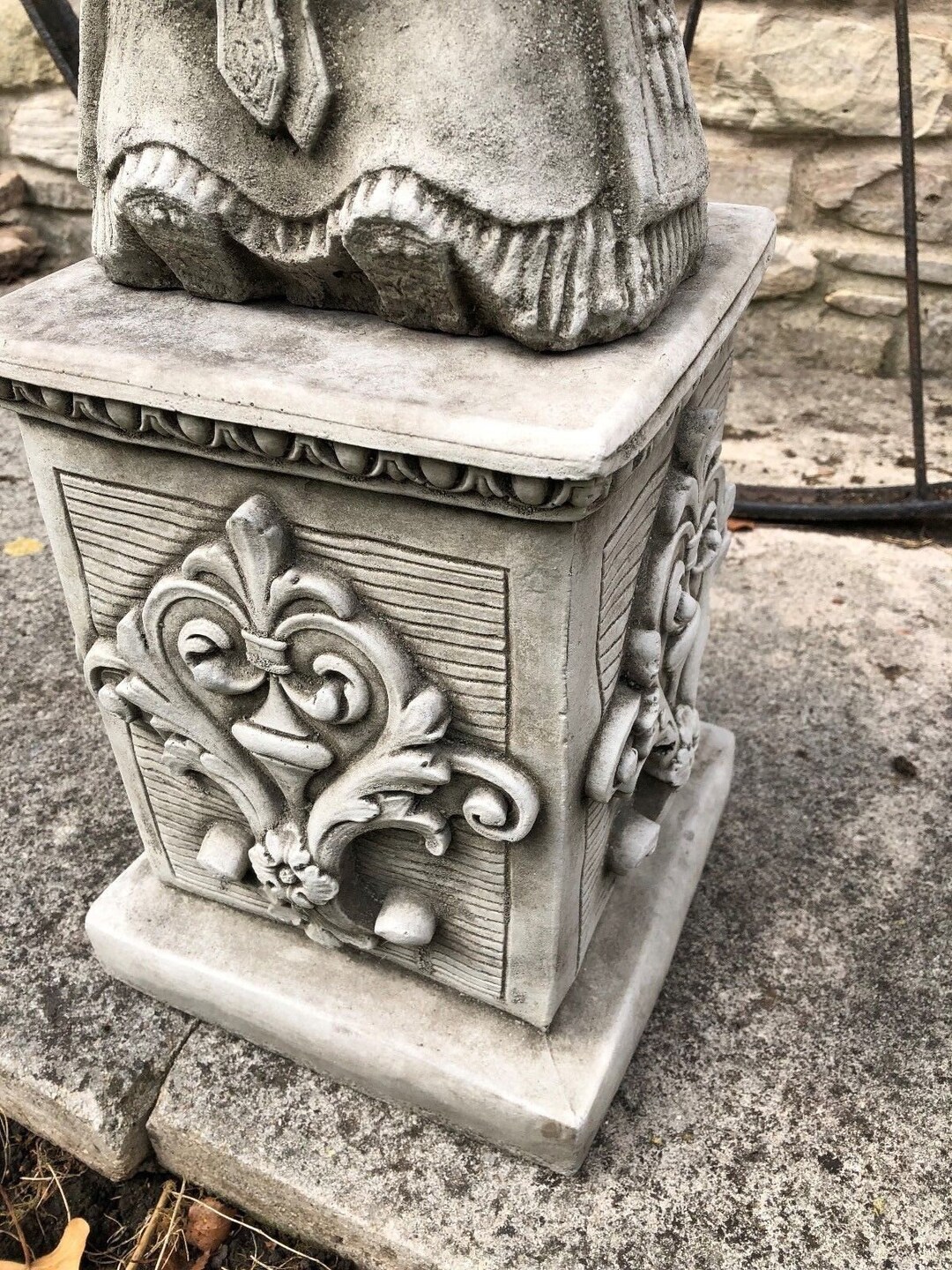Square Plinth Statue Outdoor Plant Stand Roman Pillar - Etsy
