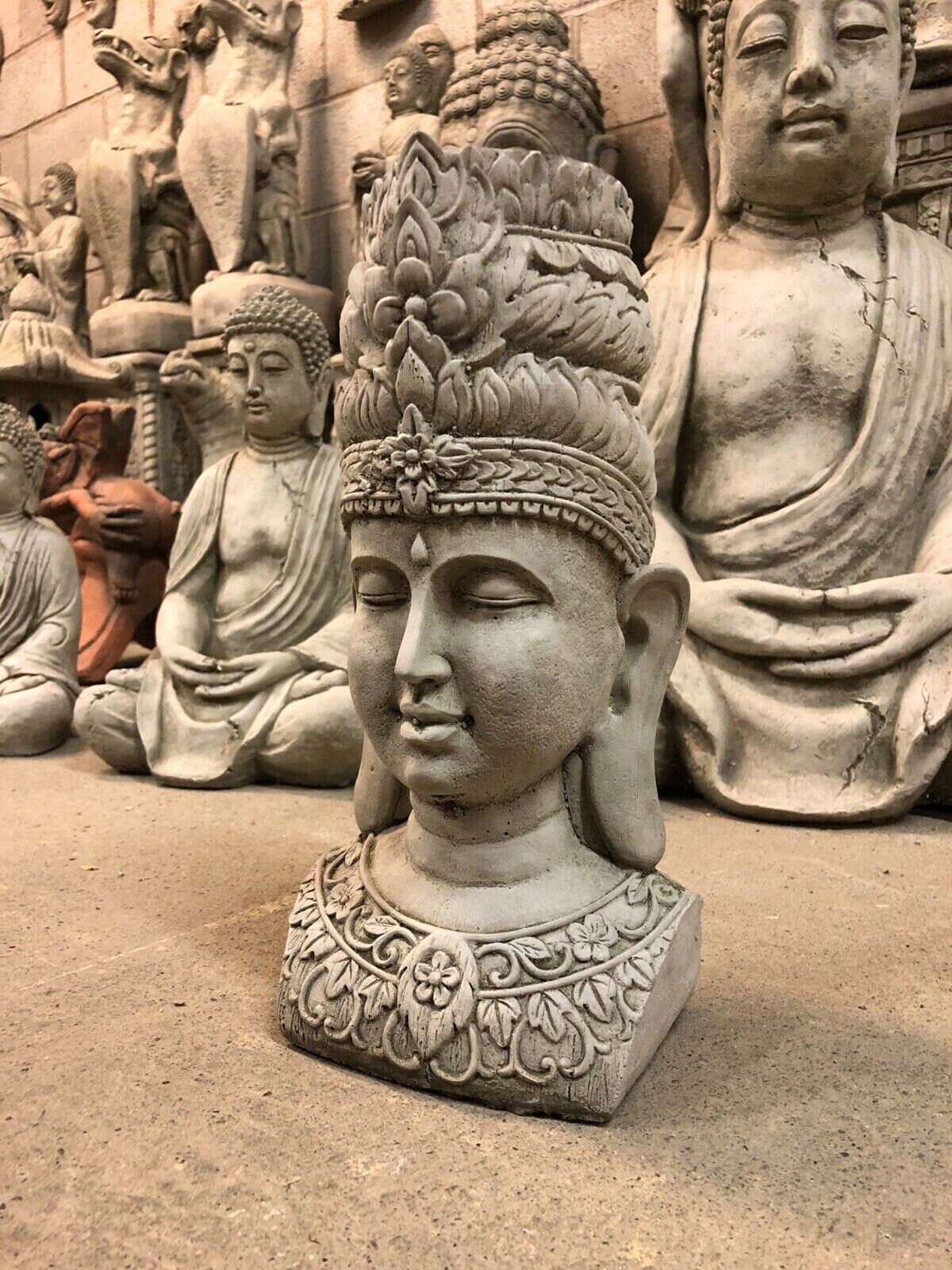 Indian Buddha Statue Head