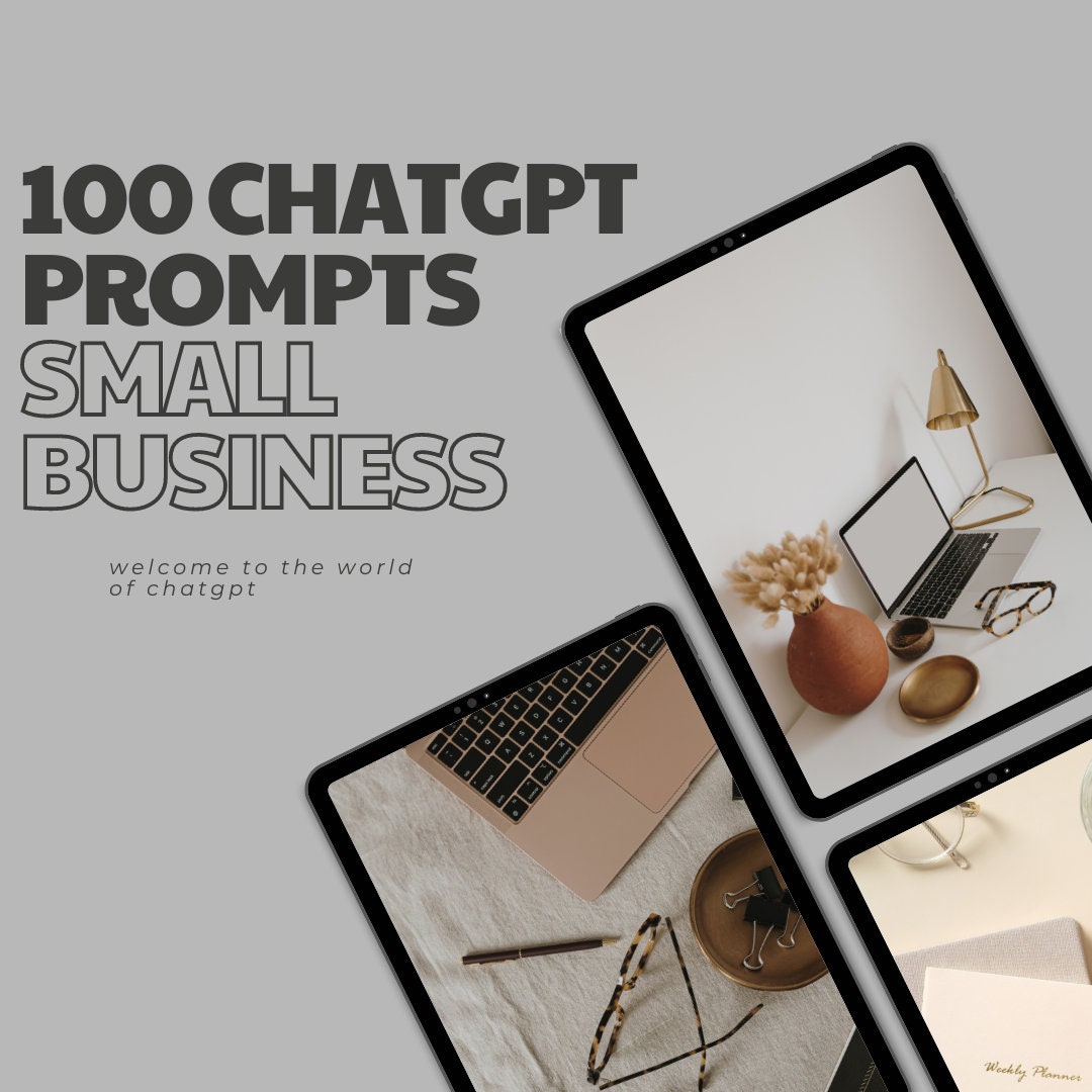 100 Chatgpt Prompts for Your Small Business - Etsy