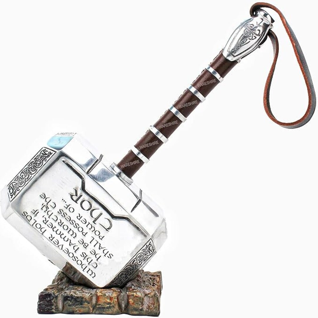 WARESHIRE Premium Thor Hammer Metal Mjolnir 1:1 Full Scale - Etsy