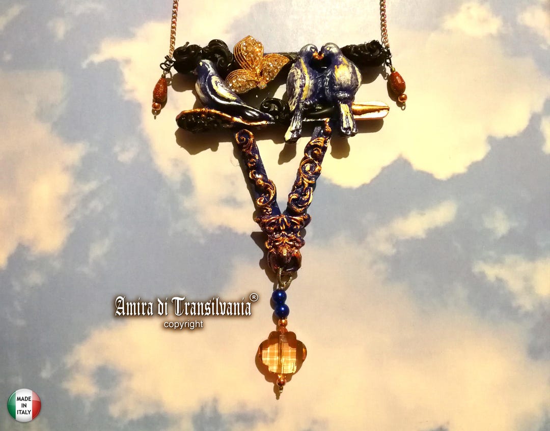 Belle Epoque Jewelry, Art Deco Blue Bird Pendant, Art Nouveau Jewellery ...