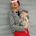 Red Bonnet Che Guevara Beret, Red Hat With Pearl Embroidered Headpiece ...