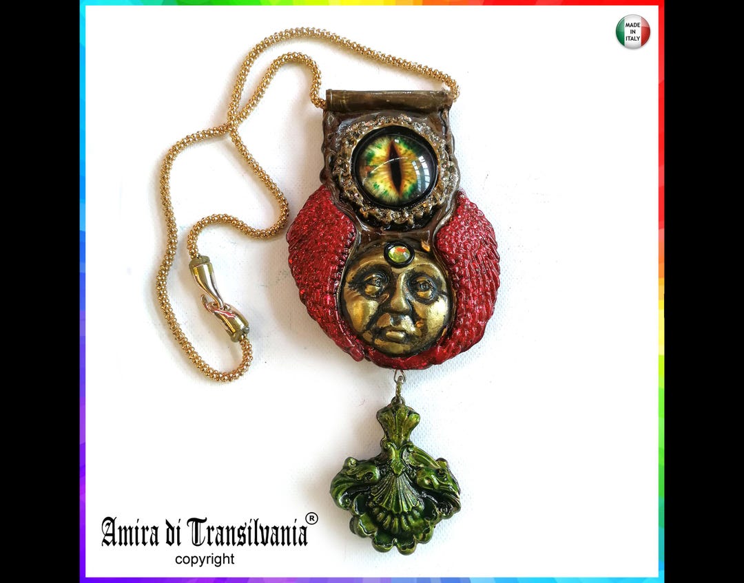 Dragon Eye Pendant, Fairy Final Fantasy Chronos Talisman, Kronos Sun ...