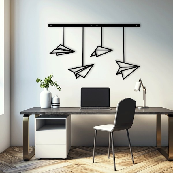 Paper Airplane Art - Etsy