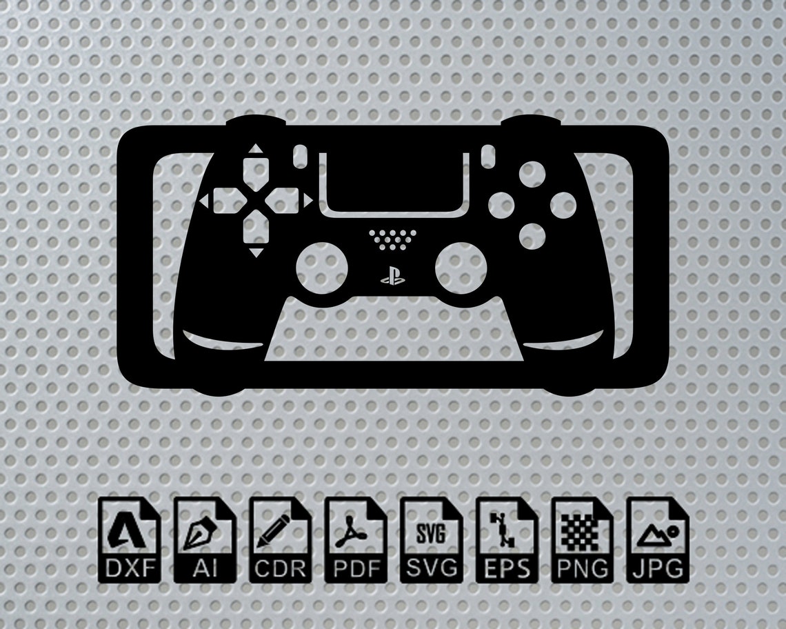 Game Controller Gaming Console Dualshock Laser Cut Dxf Svg Glowforge ...