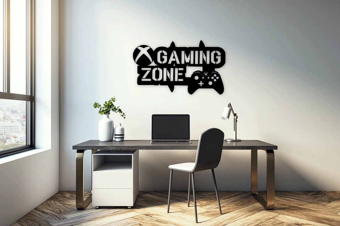 Game Gamer Gaming Zone Joystick Laser Cut Dxf Svg Glowforge Files Wall ...
