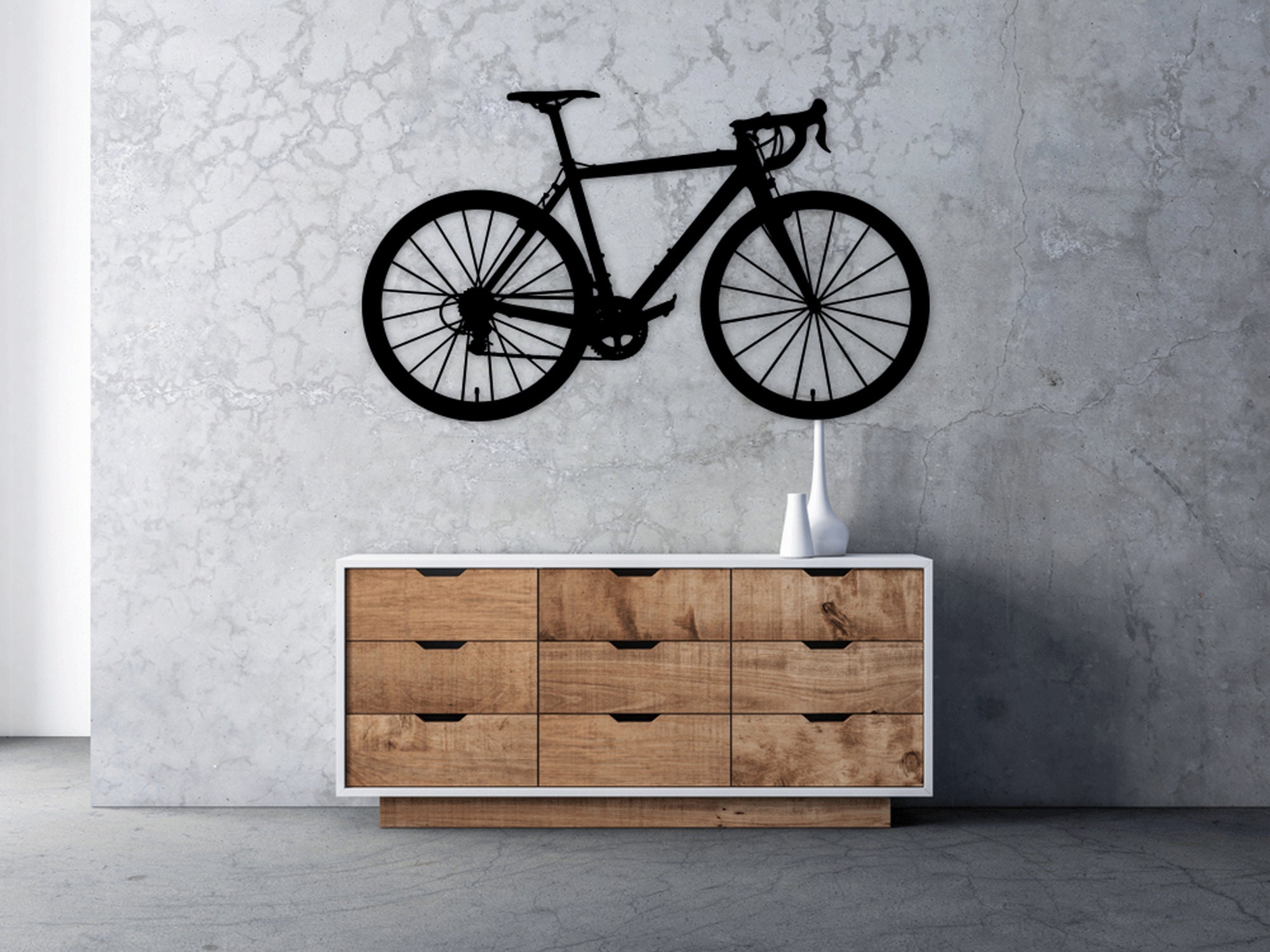 Bicycle Bike Laser Cut Dxf Svg Glowforge Files Wall Art Sticker Vinly ...