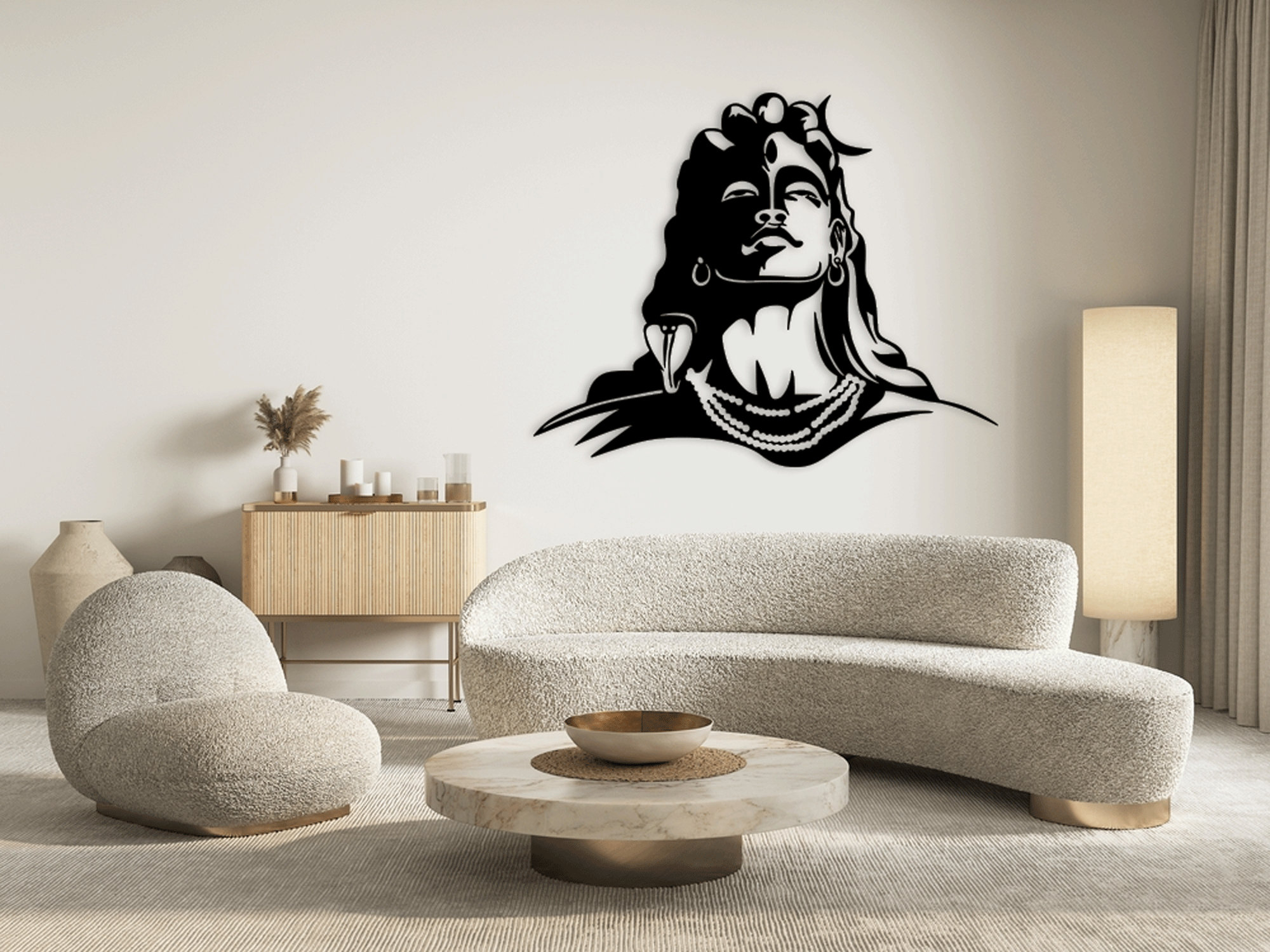 Lord Shiva Hindu Mythology Laser Cut Dxf Svg Glowforge Files Wall Art ...