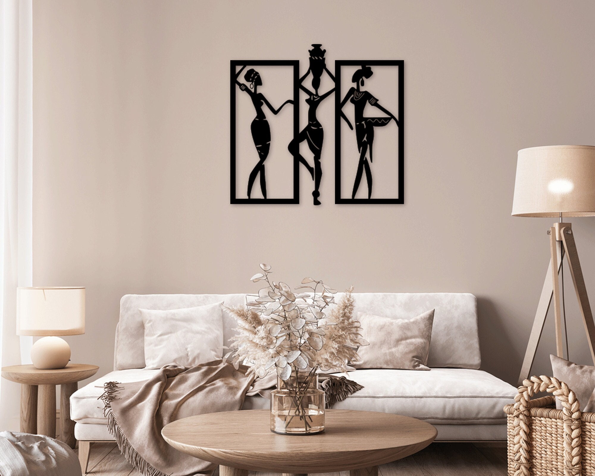 African Women Laser Cut Dxf Svg Glowforge Files Wall Art Vinly Decal ...