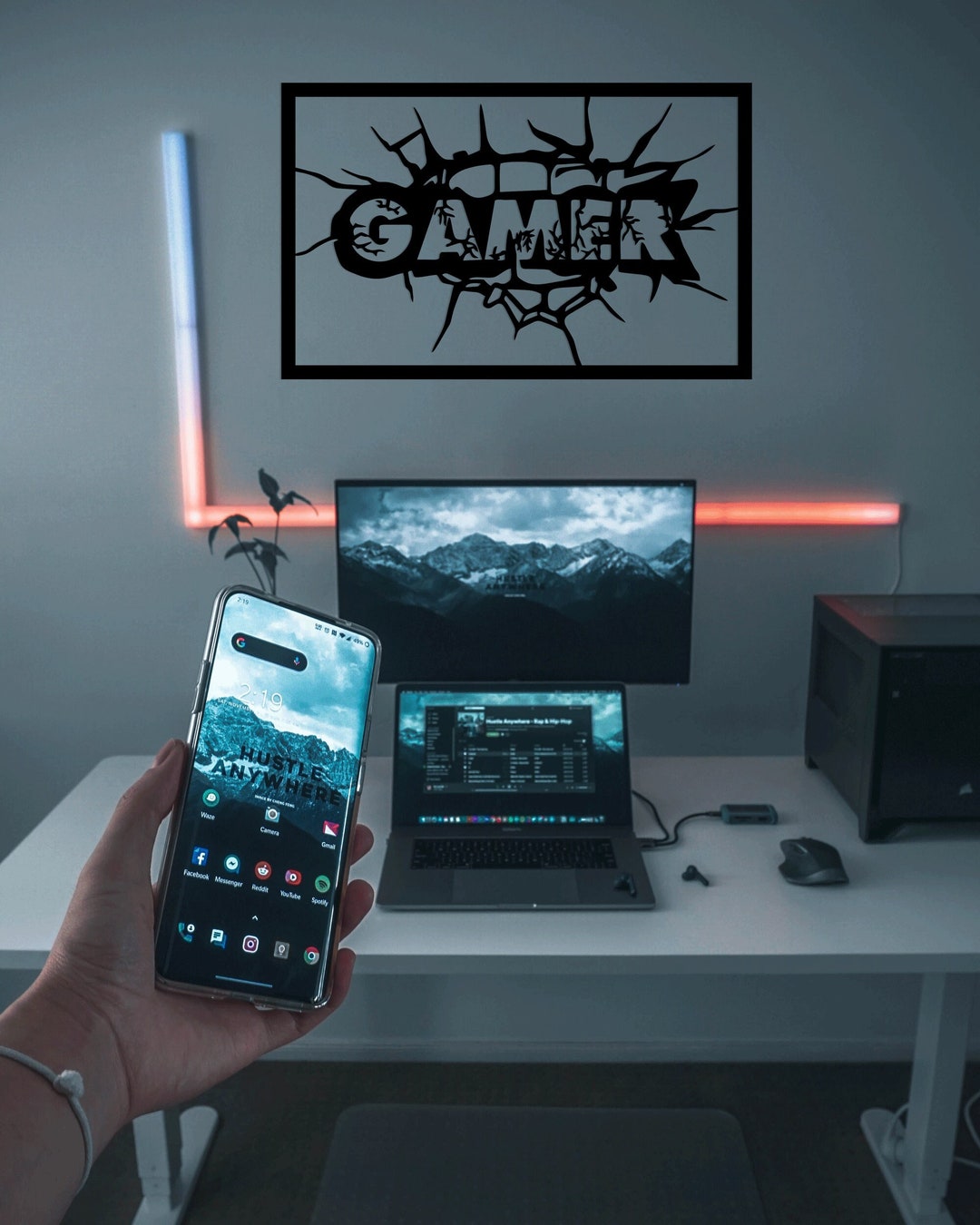 Gamer Juego corte láser dxf svg Glowforge archivos pared pegatina vinly ...