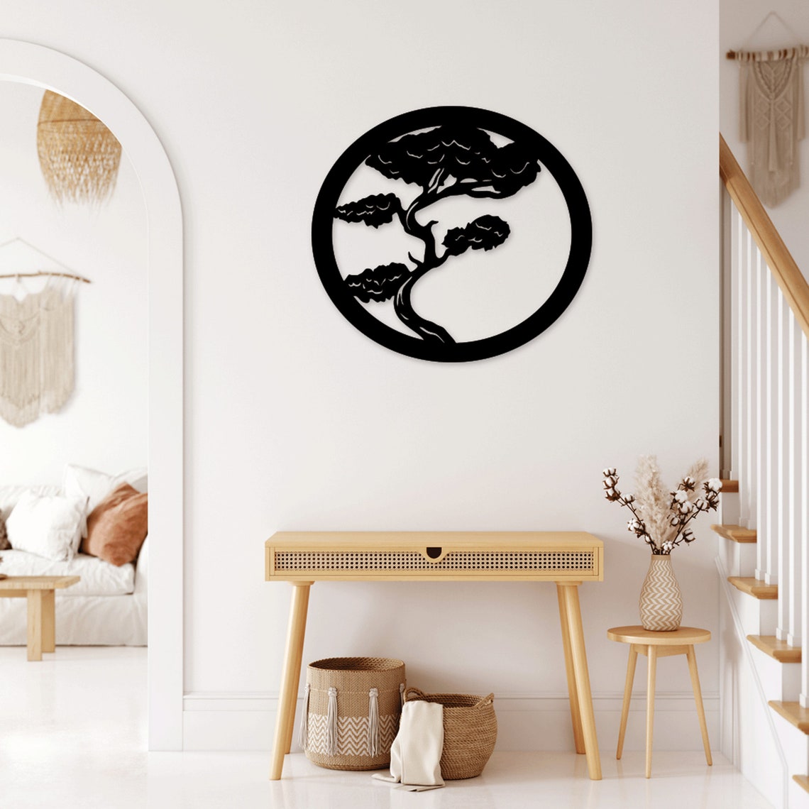 Bonsai Tree Laser Cut Dxf Svg Glowforge Files Wall Art Sticker Decal ...