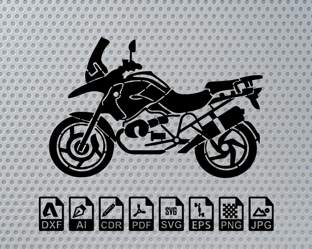Touring Bikes Motorcycle Laser Cut Dxf Svg Glowforge Files Wall Art ...