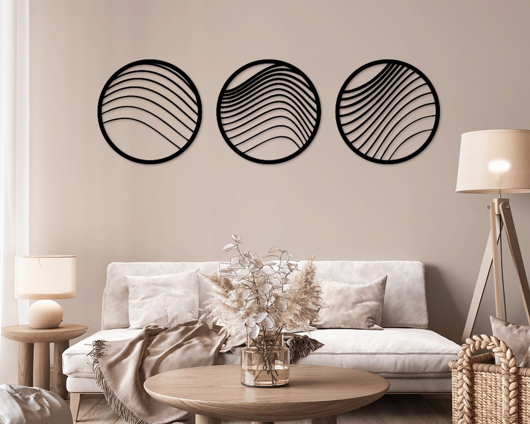 Round Circle Laser Cut Dxf Svg Glowforge Files Wall Art Sticker Vinly ...