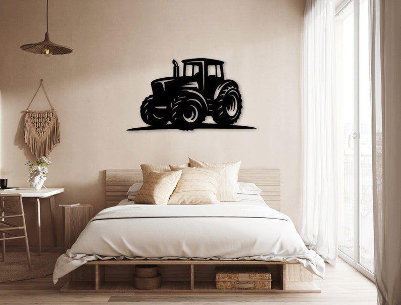 Tractor Laser Cut Dxf Svg Glowforge Files Wall Sticker Vinly Decal ...