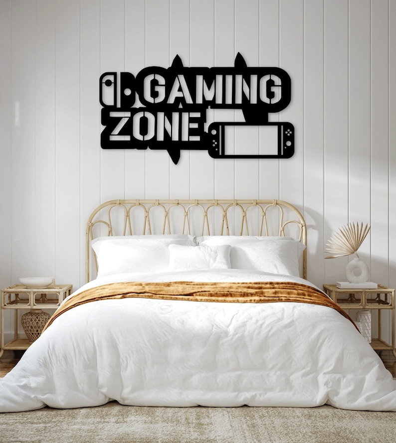 Game Gamer Gaming Zone Joystick Laser Cut Dxf Svg Glowforge Files Wall ...
