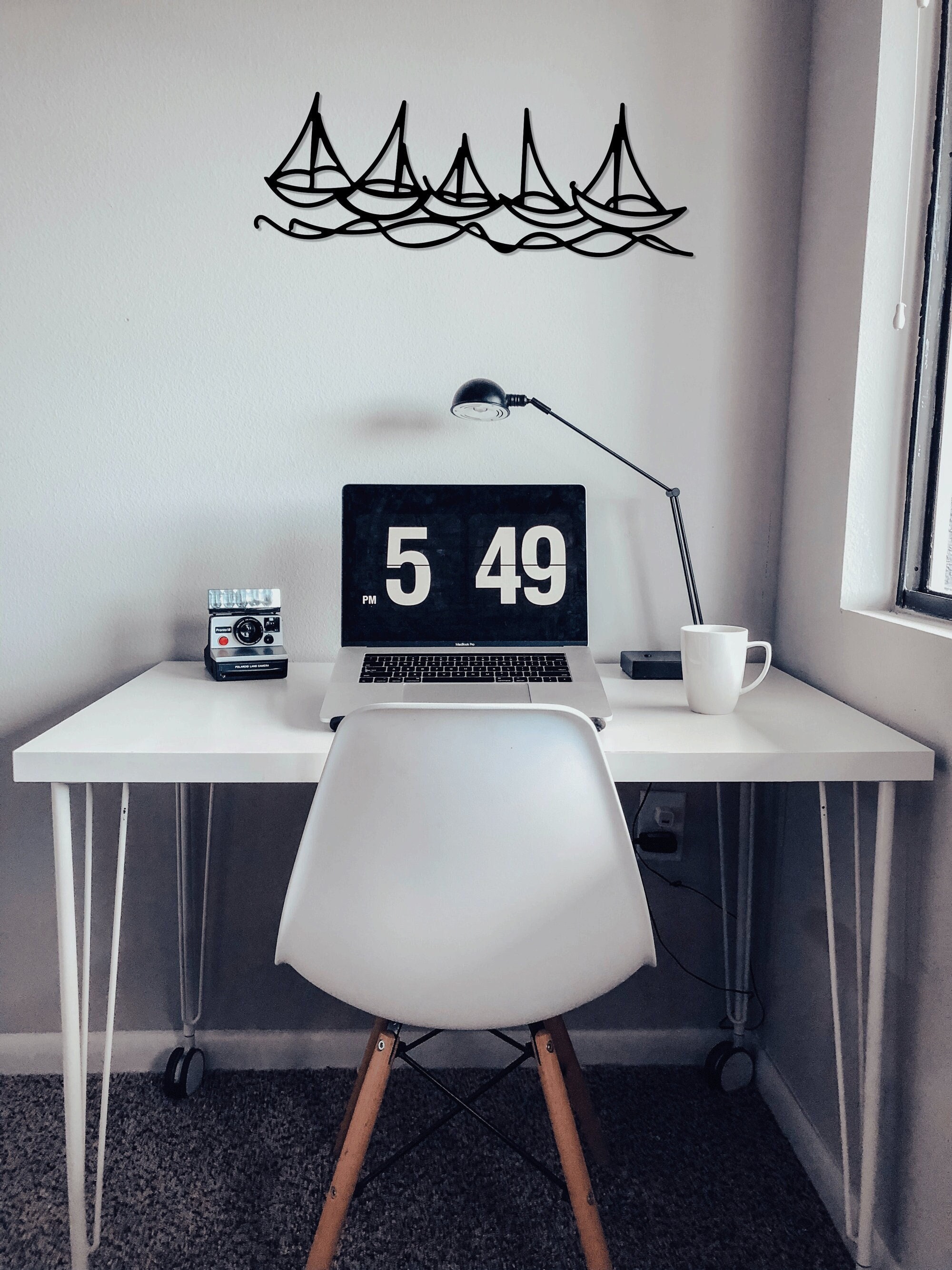 Sailboat Boat Laser Cut Dxf Svg Glowforge Files Wall Art Sticker Vinly ...