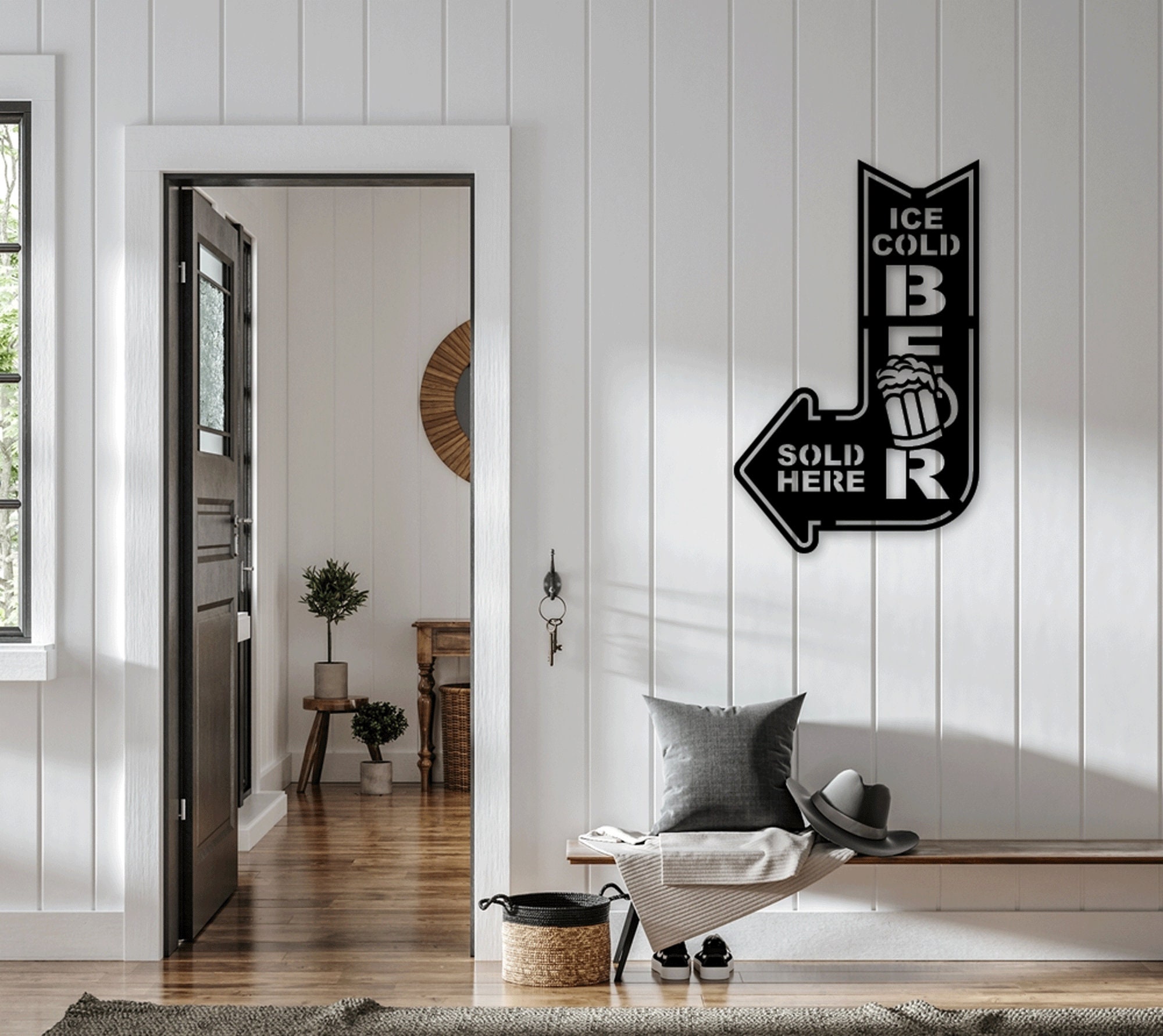 Beer Sign Pub Laser Cut Dxf Svg Glowforge Files Wall Art Sticker Vinly ...