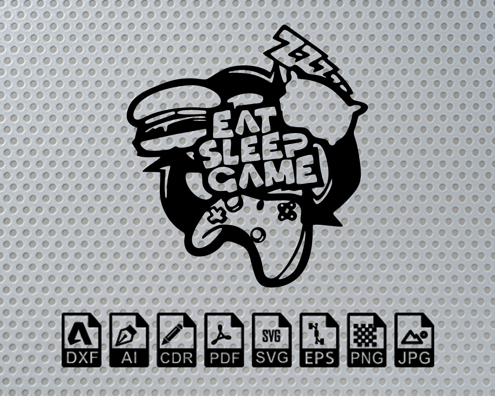 Game Console Gamer Laser Cut Dxf Svg Glowforge Files Wall Art Sticker ...
