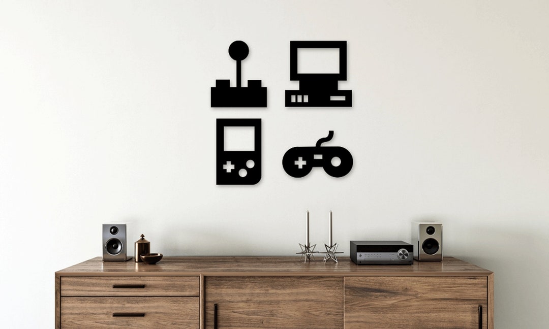 Vintage Retro Game Controller Gaming Console Laser Cut Dxf Svg ...