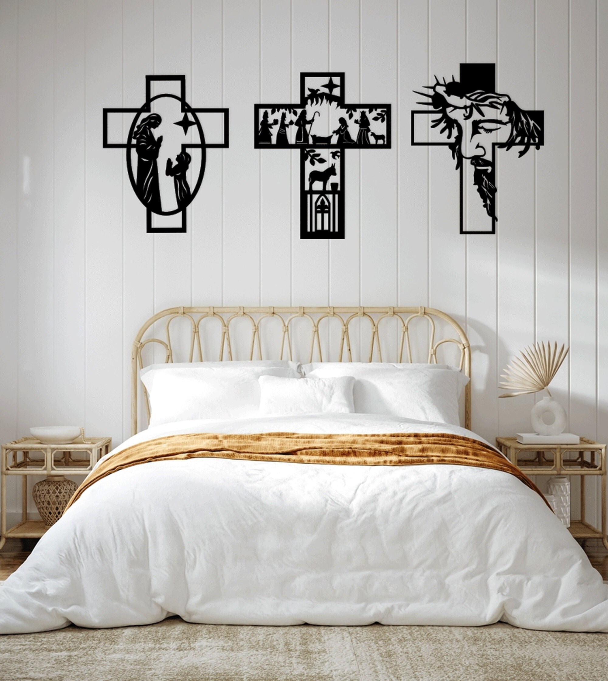 Jesus Cross Christian Laser Cut Dxf Svg Glowforge Files Wall Art ...