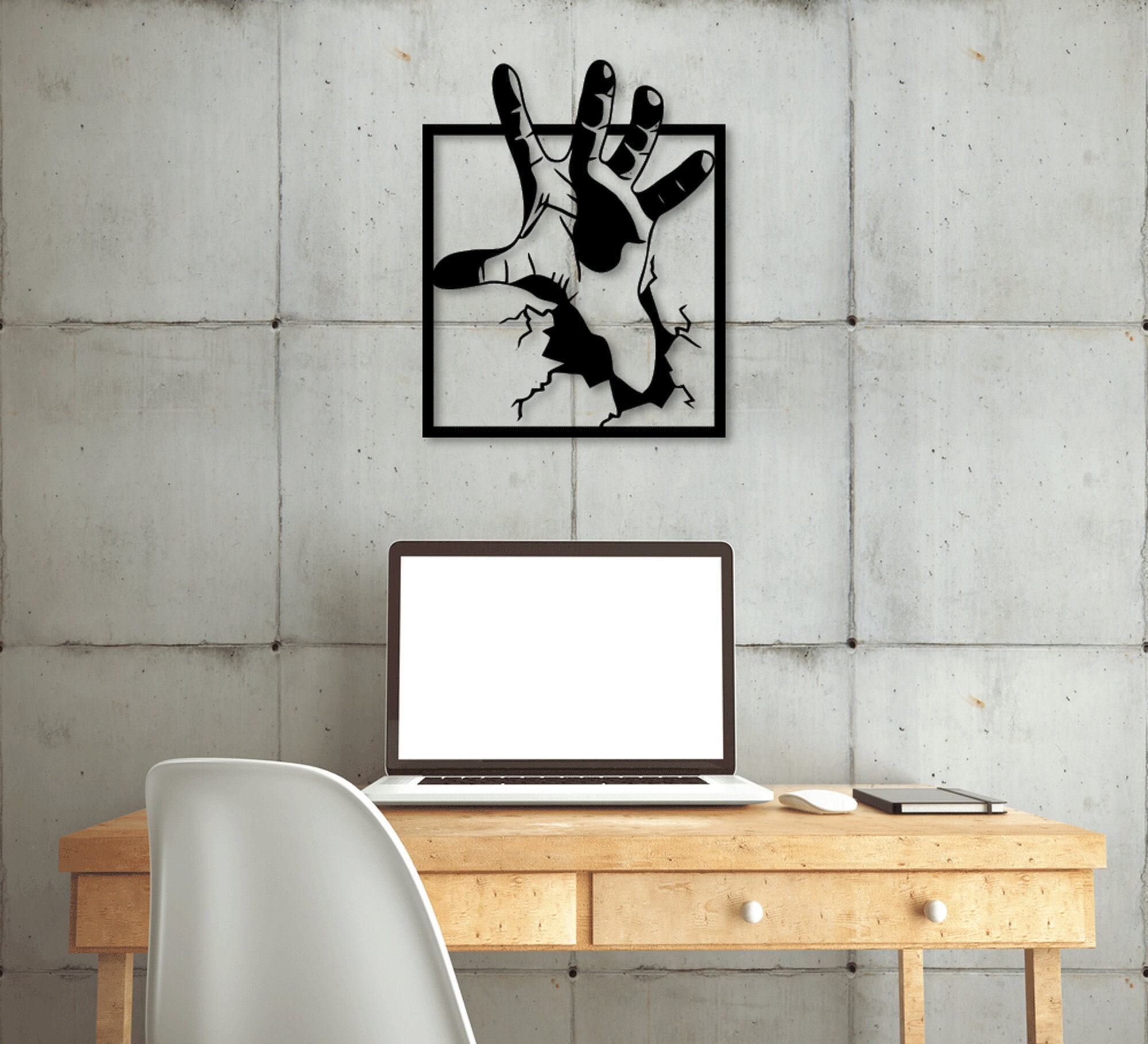 Zombie Survival Laser Cut Dxf Svg Glowforge Files Wall Art Sticker ...