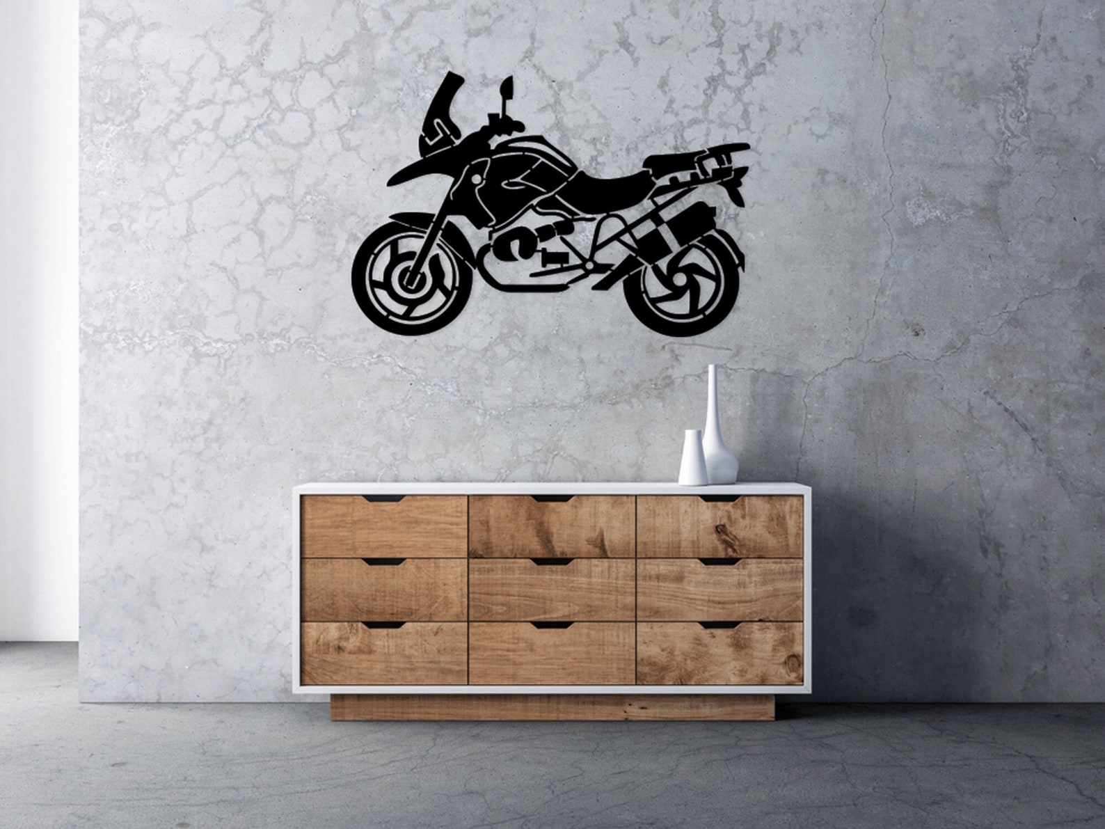 Touring Bikes Motorcycle Laser Cut Dxf Svg Glowforge Files Wall Art ...