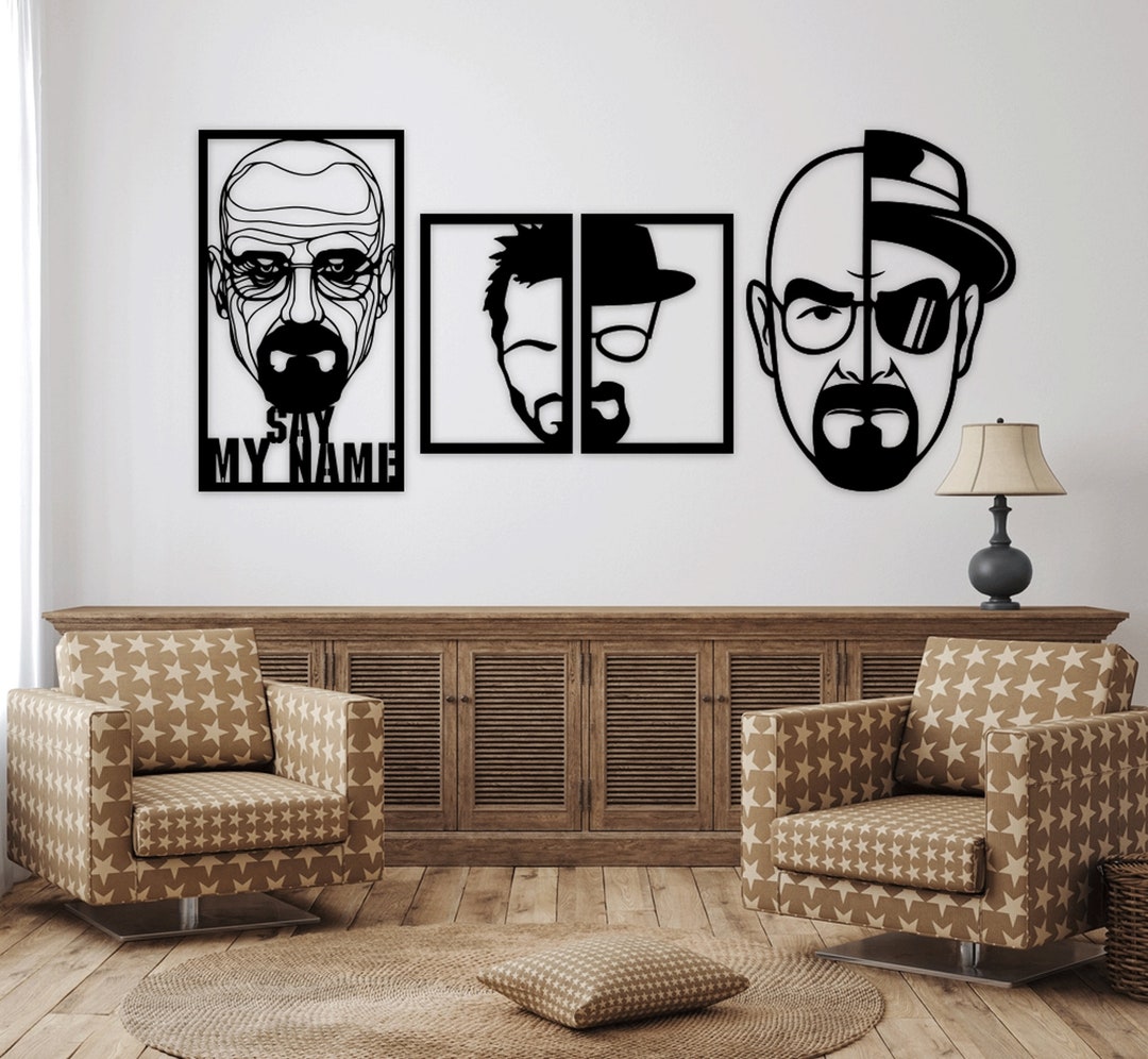 Heisenberg Breaking Bad Walter White Laser Cut Dxf Svg Glowforge Files ...