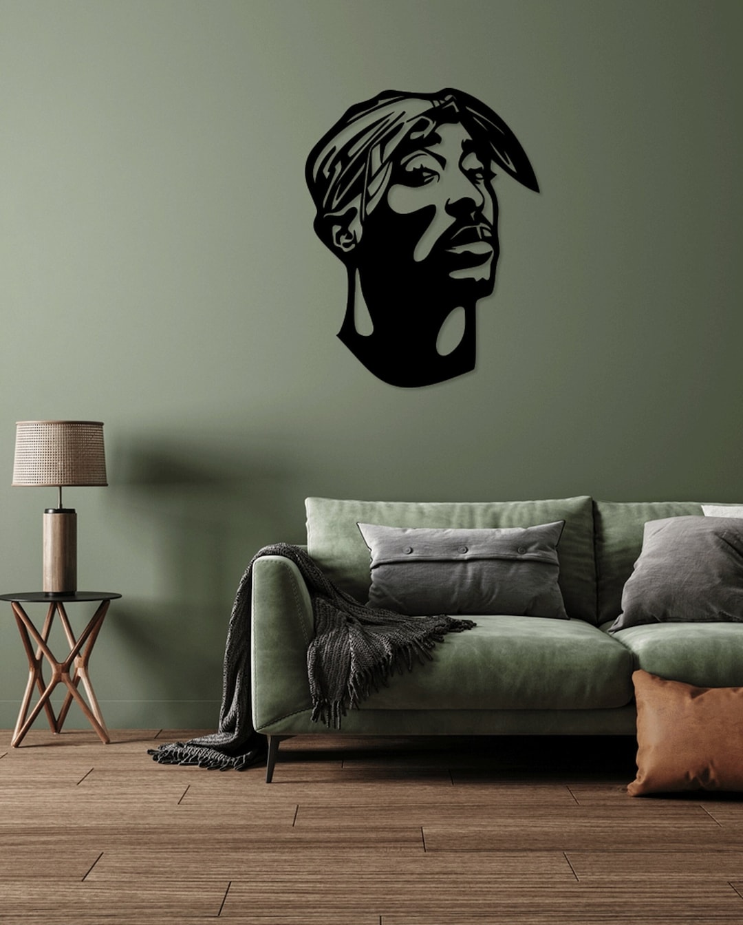 Tupac Shakur Rap 2pac Laser Cut Dxf Svg Glowforge Files Wall Art ...