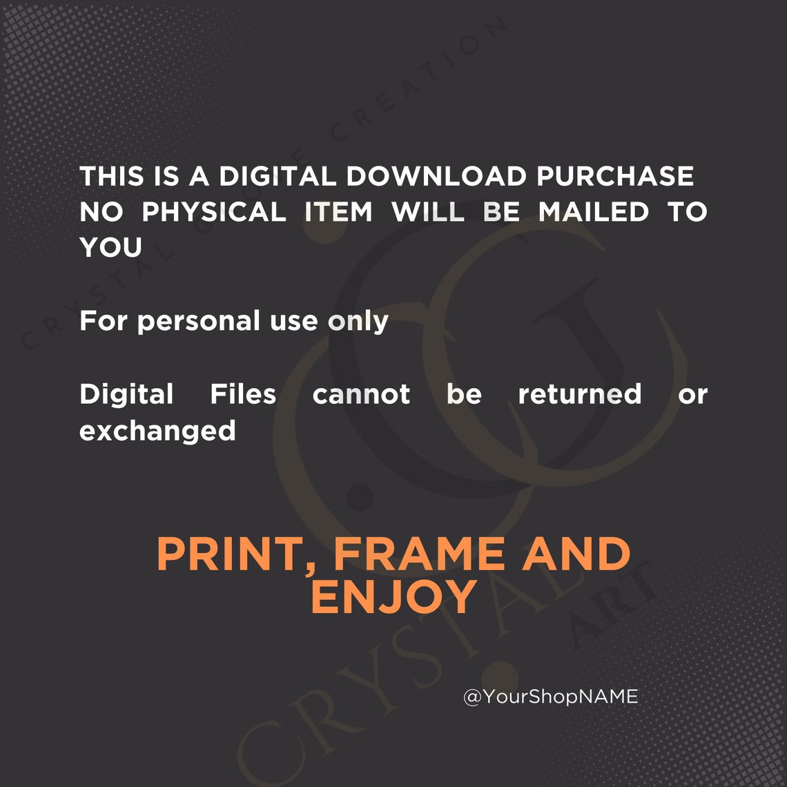 JPG Digital Download Canva TEMPLATE Bundle Info Size Charts ...
