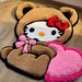 Custom 3D Puffy Hello Kitty Bear Tufting Rug Handmade - Etsy