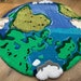 Planet Earth Handmade Tufting Rug - Etsy