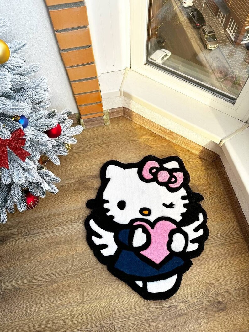 Custom Hello Kitty Rug Tufting Handmade - Etsy